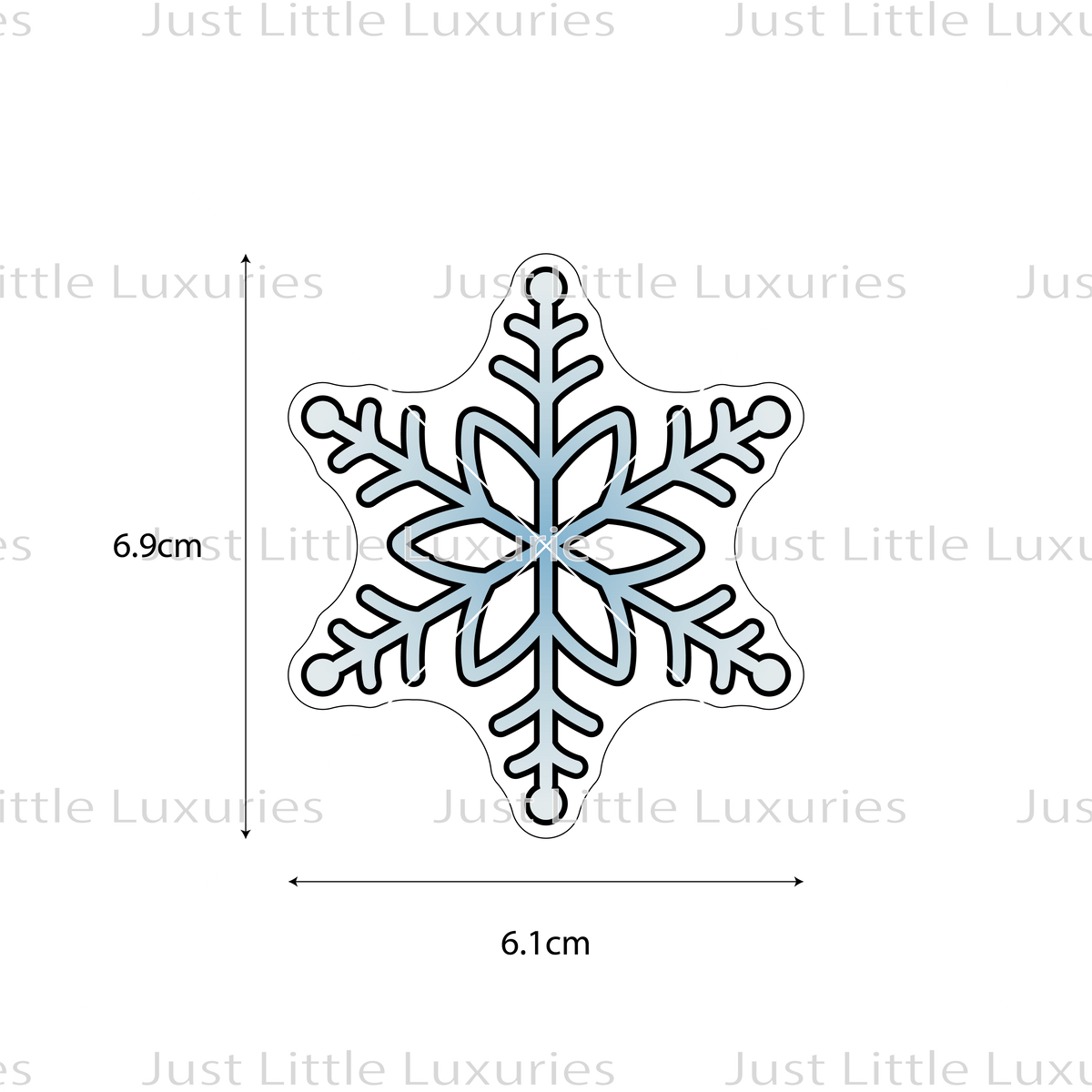 Nutcracker - Snowflake (1) Cookie Cutter – Just Little Luxuries