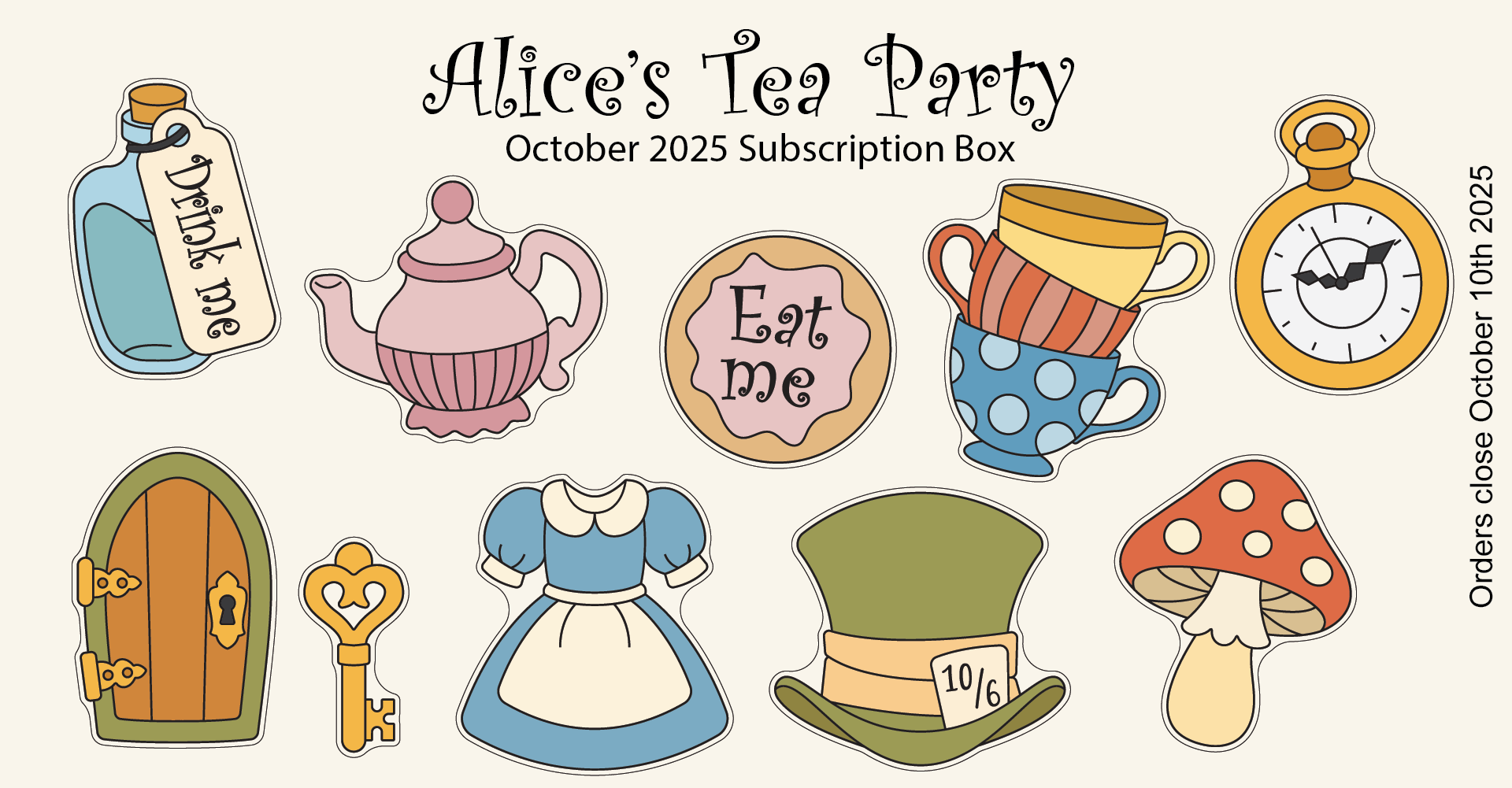 Alice's Tea Party - October 2025 – Just Little Luxuries