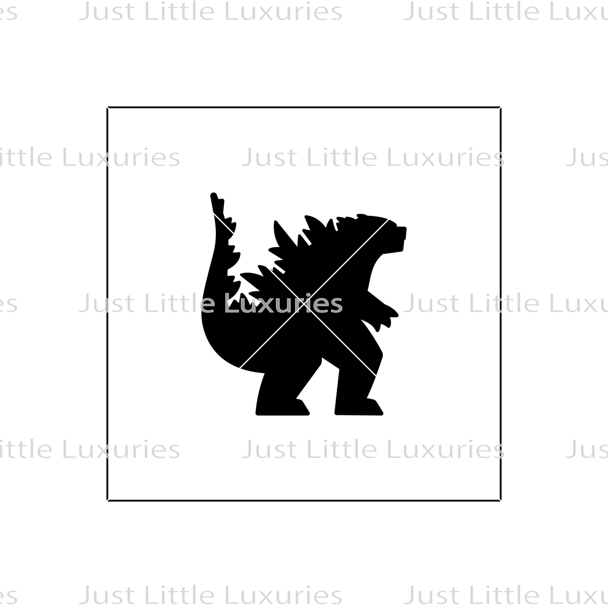Godzilla Silhouette Cookie Stamp – Just Little Luxuries