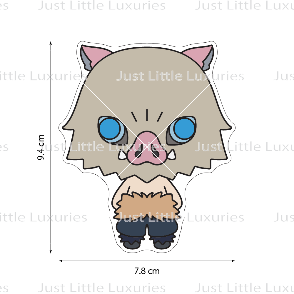 Inosuke Cookie Cutter and Embosser (DIGITAL DOWNLOAD) – Just Little ...