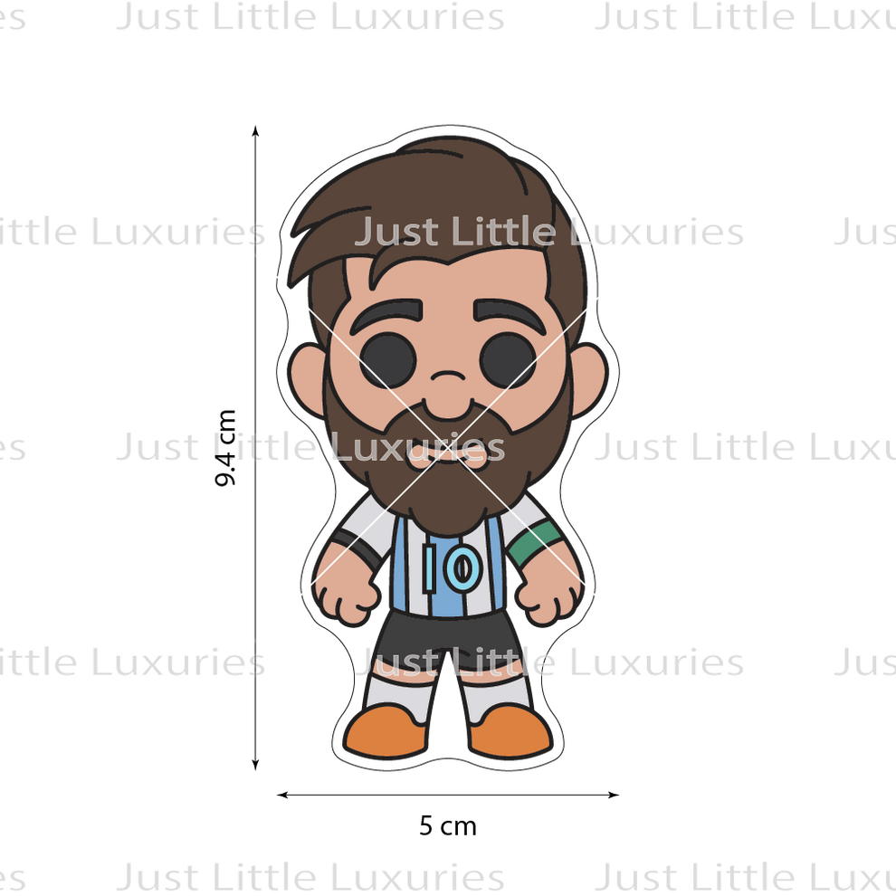 Lionel Messi Cookie Cutter | JLL Cookie Cutter Co. – Just Little Luxuries