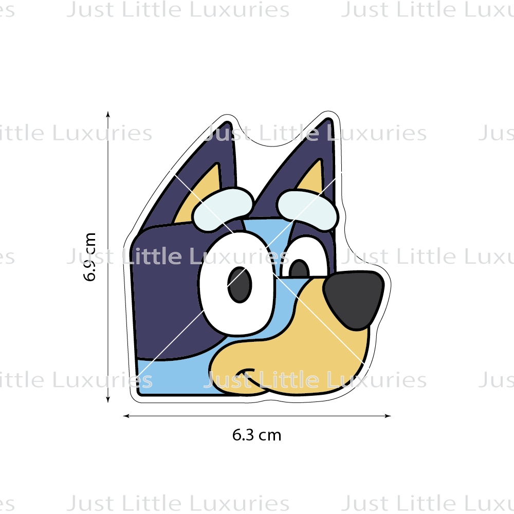 Bluey Face Cookie Cutter – Just Little Luxuries