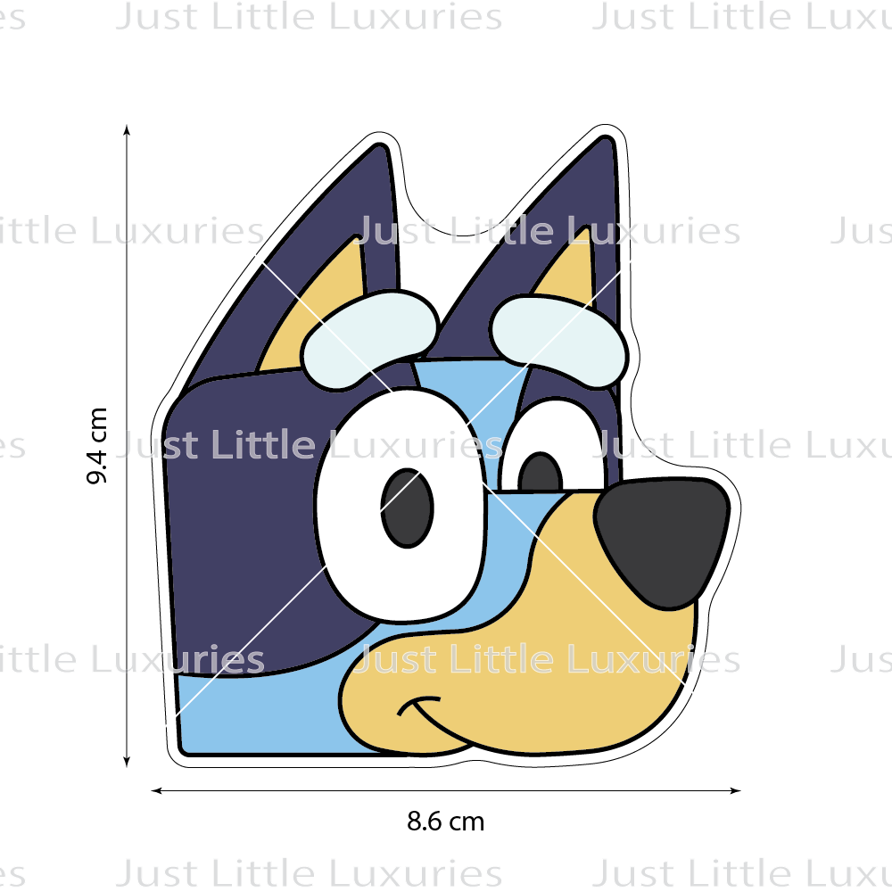 Bluey Face Cookie Cutter – Just Little Luxuries