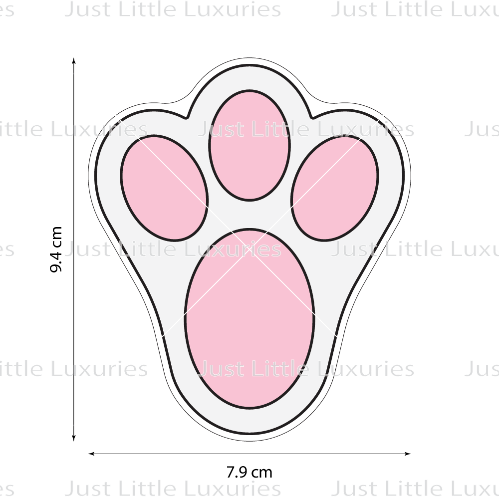 Bunny Foot Cookie Cutter – Just Little Luxuries