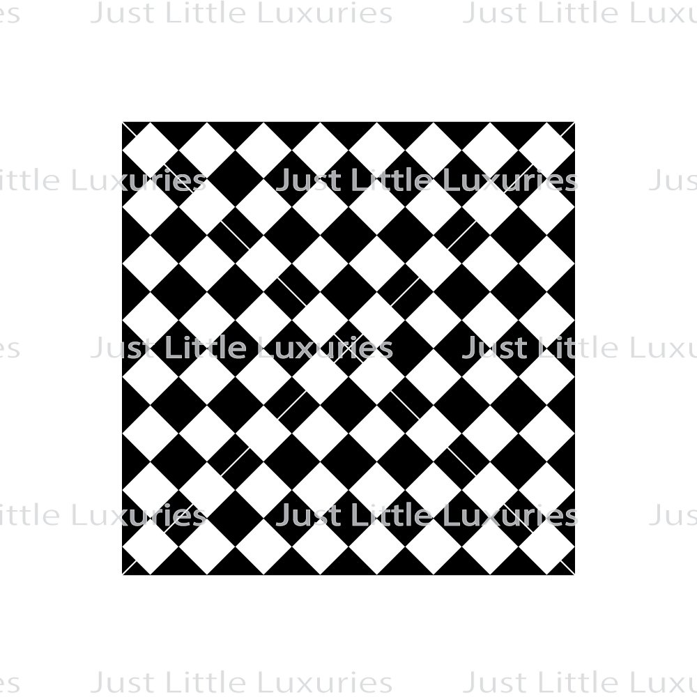 Classic Checkerboard (Light) Pattern Debosser – Just Little Luxuries