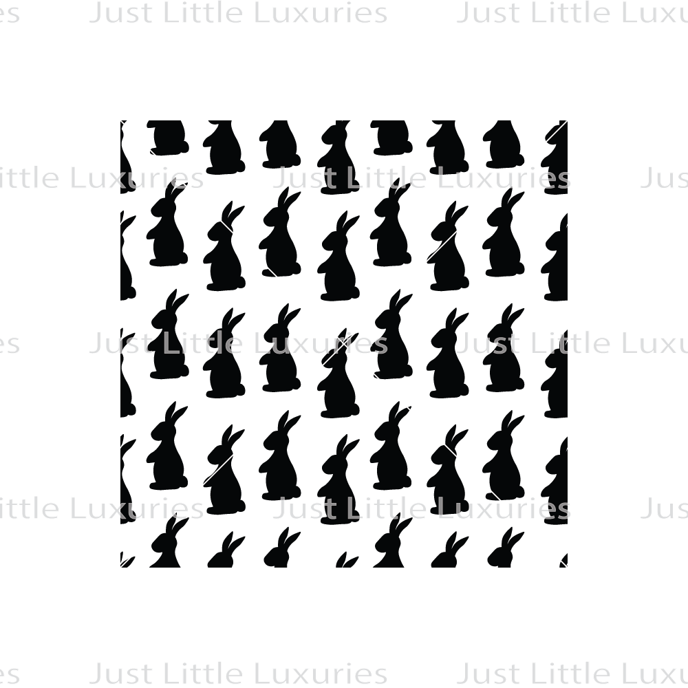 Easter Bunny Profiles (Dense) Pattern Debosser – Just Little Luxuries