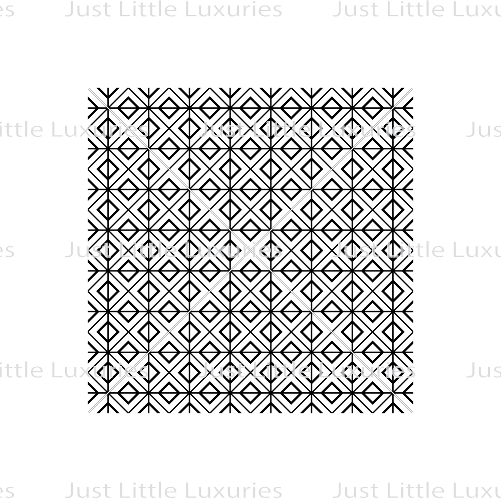 Geometric Tiles (Dense) Pattern Debosser – Just Little Luxuries