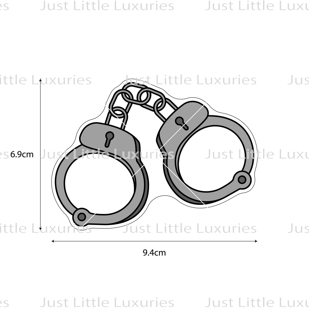 Handcuffs Cookie Cutter – Just Little Luxuries