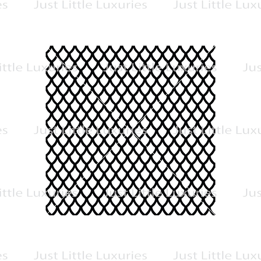 Inverted Dragon Scales (Dense) Pattern Debosser – Just Little Luxuries