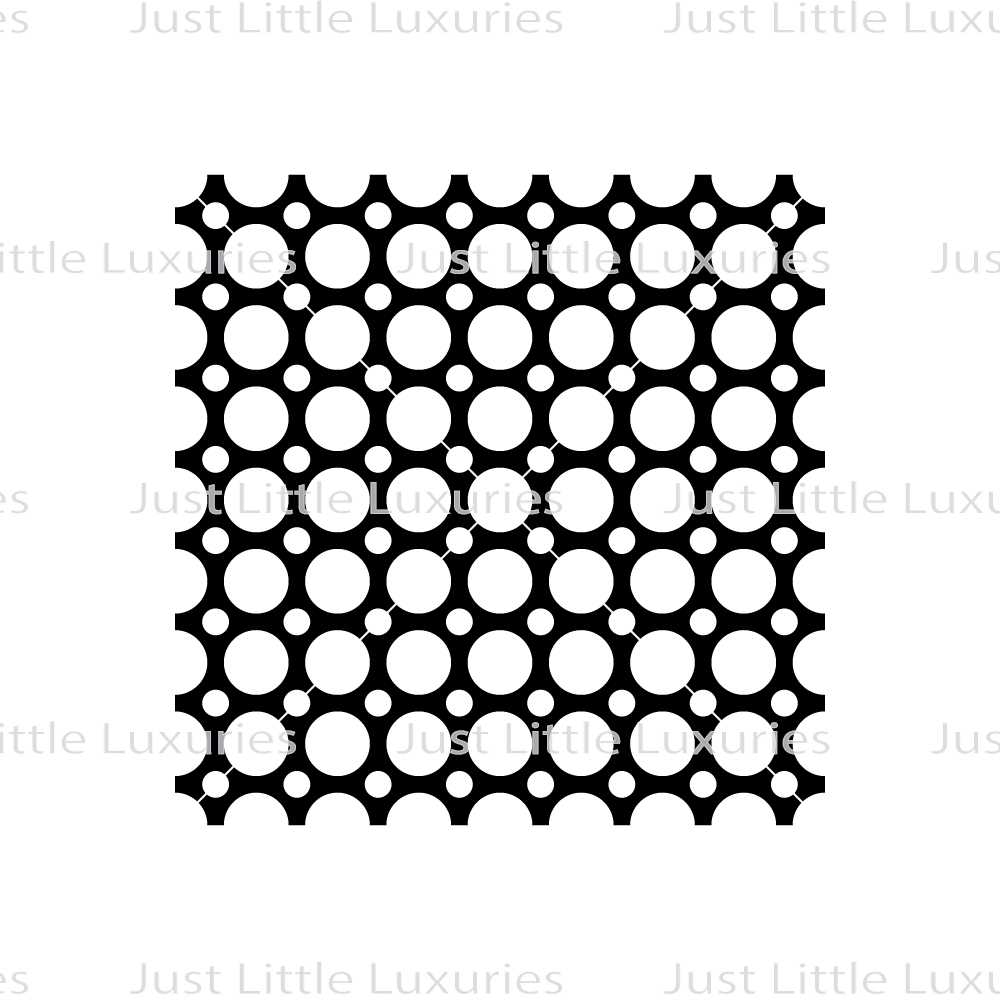 Inverted Polka Dot Array (Dense) Pattern Debosser – Just Little Luxuries