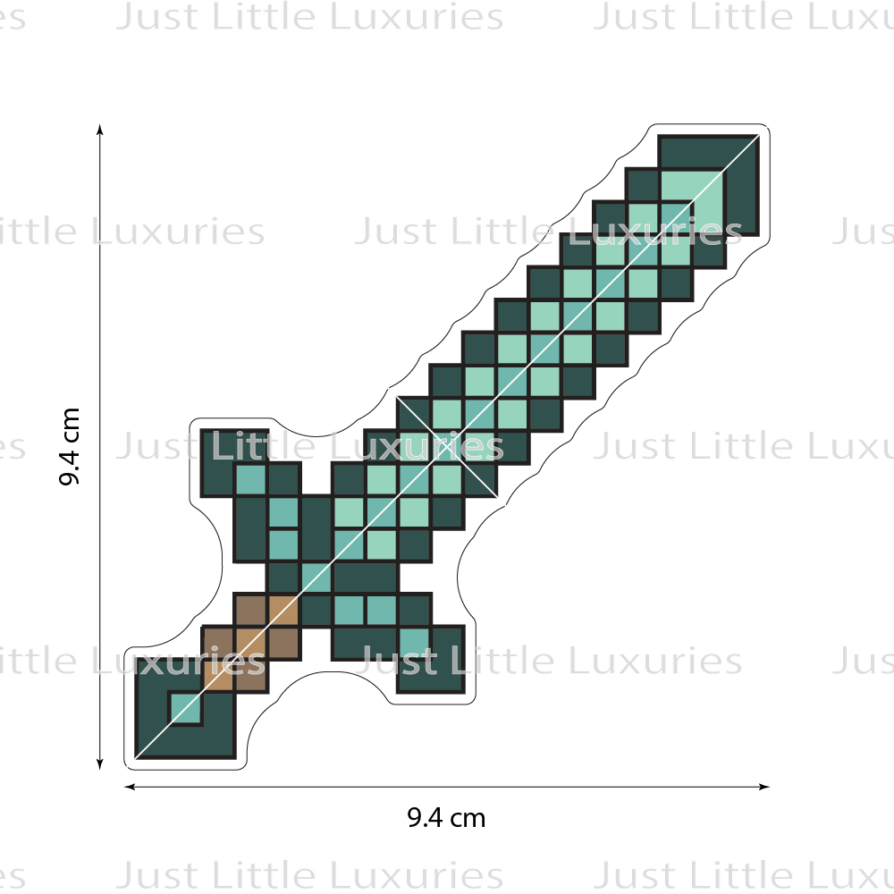 Sword Cookie Cutter | JLL Cookie Cutter Co. – Just Little Luxuries