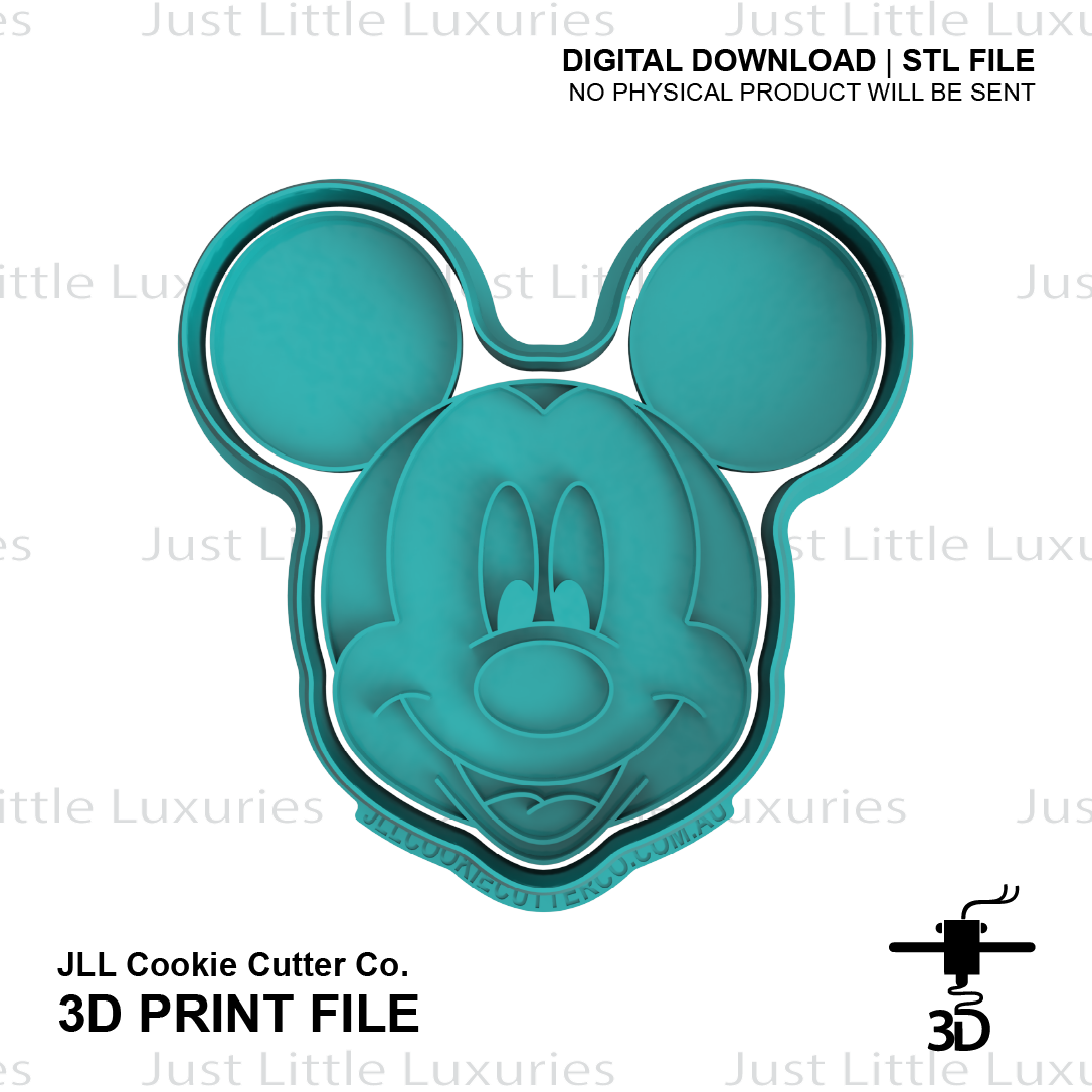 Mickey Mouse & Friends-Inspired STL Files | 3D Printable Cookie Cutters ...