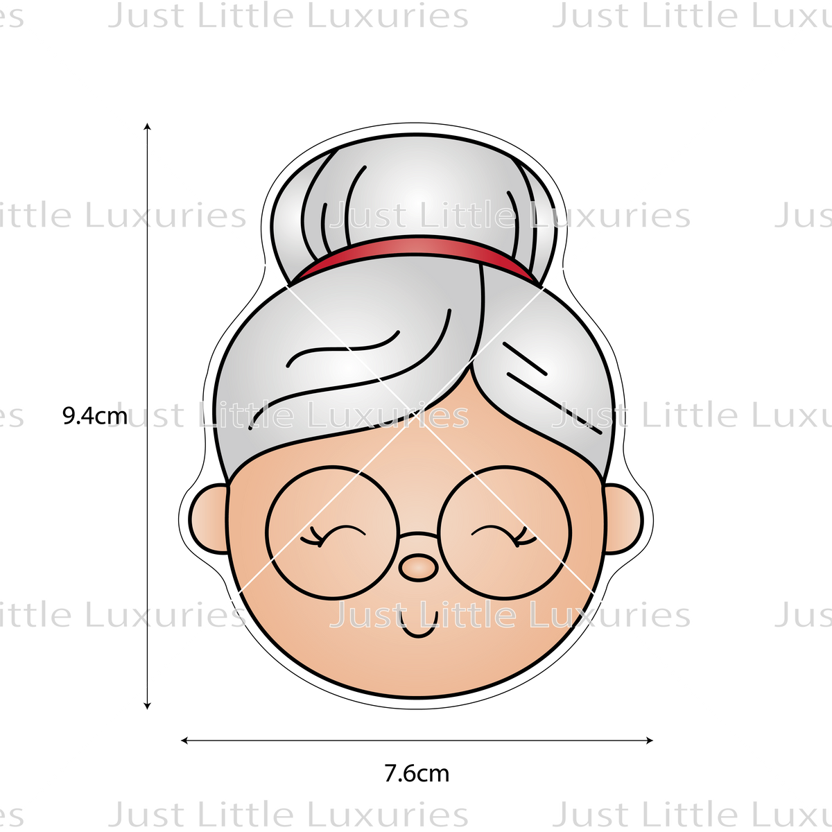 Mrs Claus Face Cookie Cutter – Just Little Luxuries