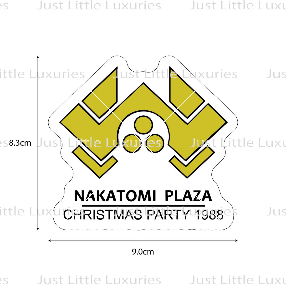 "Nakatomi Plaza Christmas Party 1988" Cookie Cutter – Just Little Luxuries