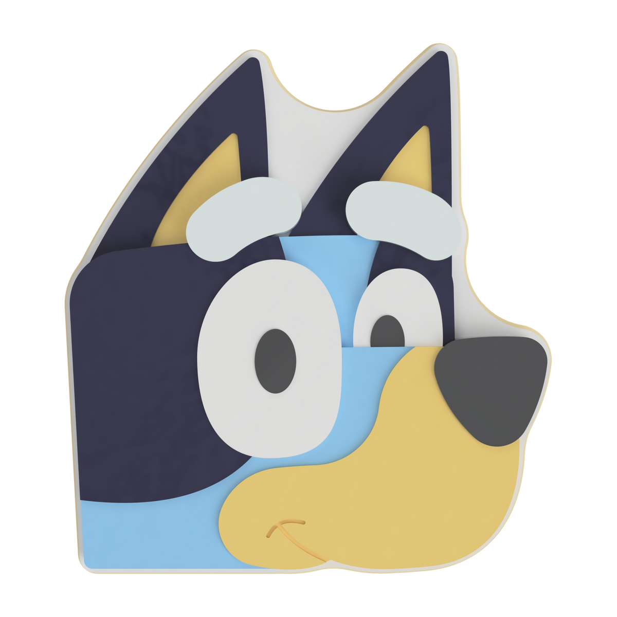 Bluey Face Layered Cookie Cutter – Just Little Luxuries