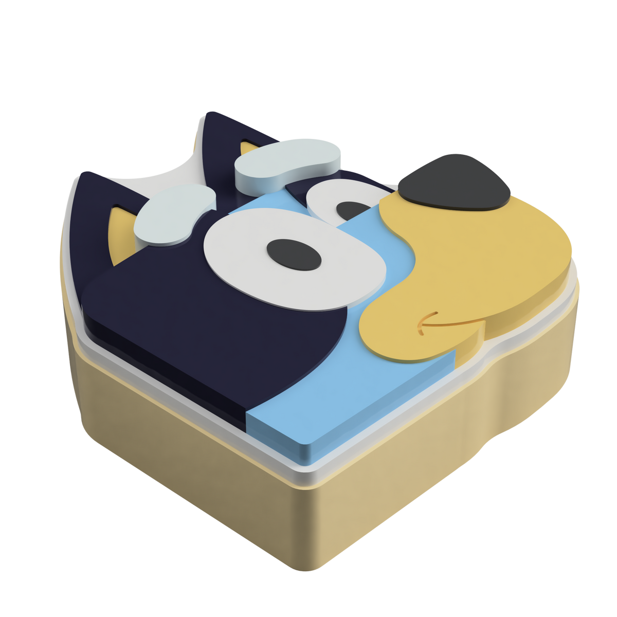 Bluey Face Layered Cookie Cutter – Just Little Luxuries