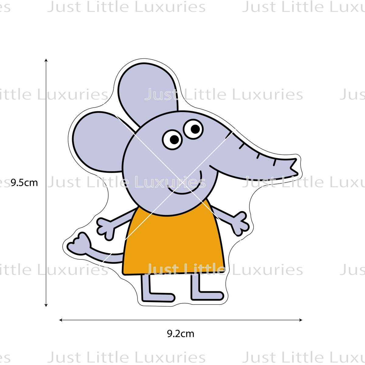 Peppa Pig- Emily Elephant Cookie Cutter – Just Little Luxuries