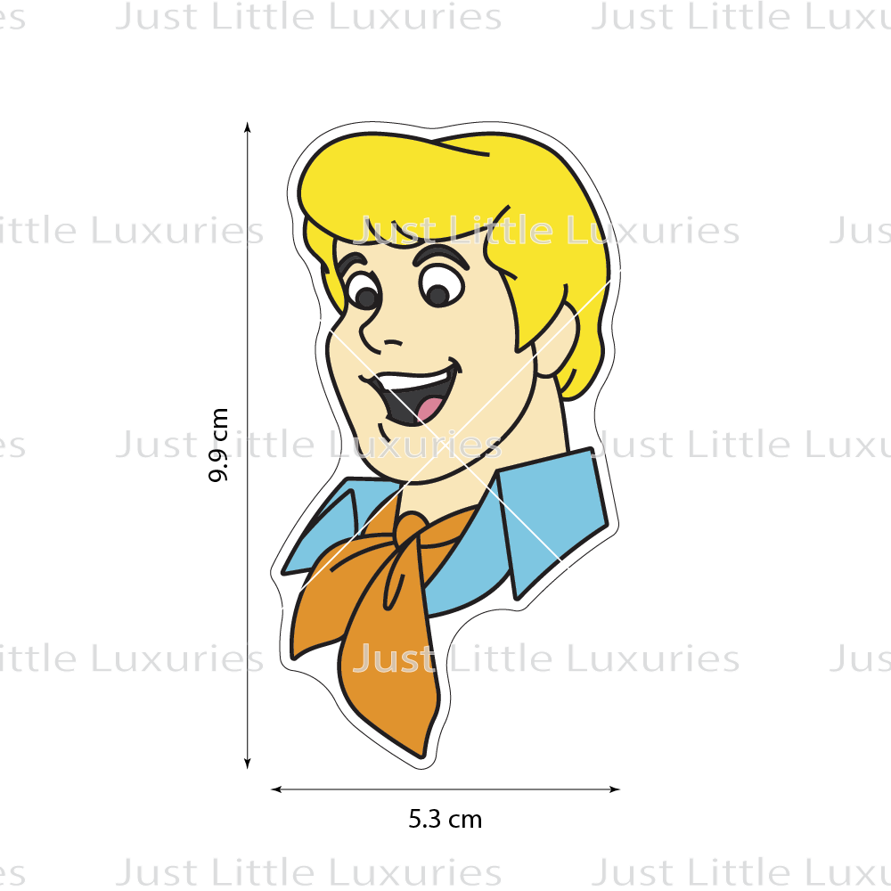 Fred Face Cookie Cutter | JLL Cookie Cutter Co. – Just Little Luxuries