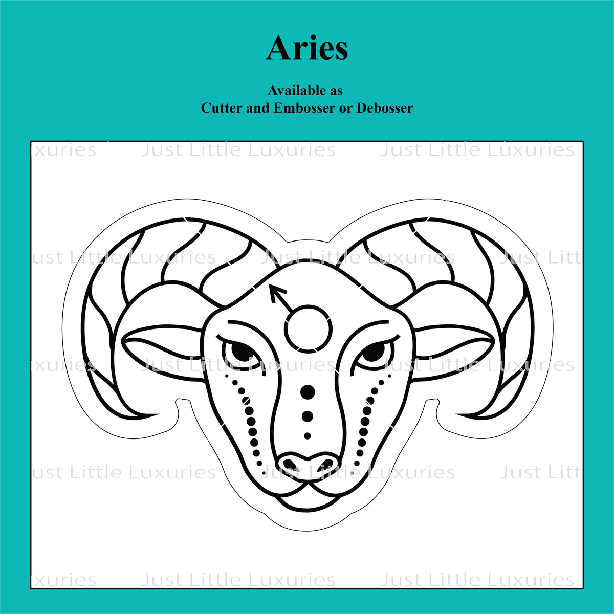 Horoscopes - Aries Cutter and Embosser/Debosser – Just Little Luxuries
