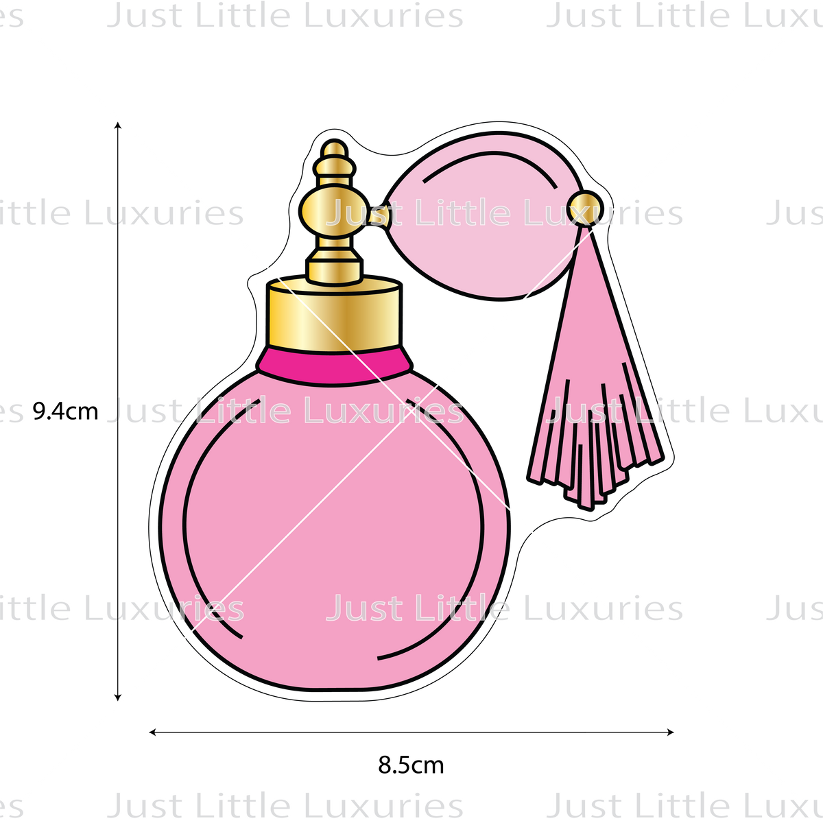 Perfume with Tassel Cookie Cutter – Just Little Luxuries