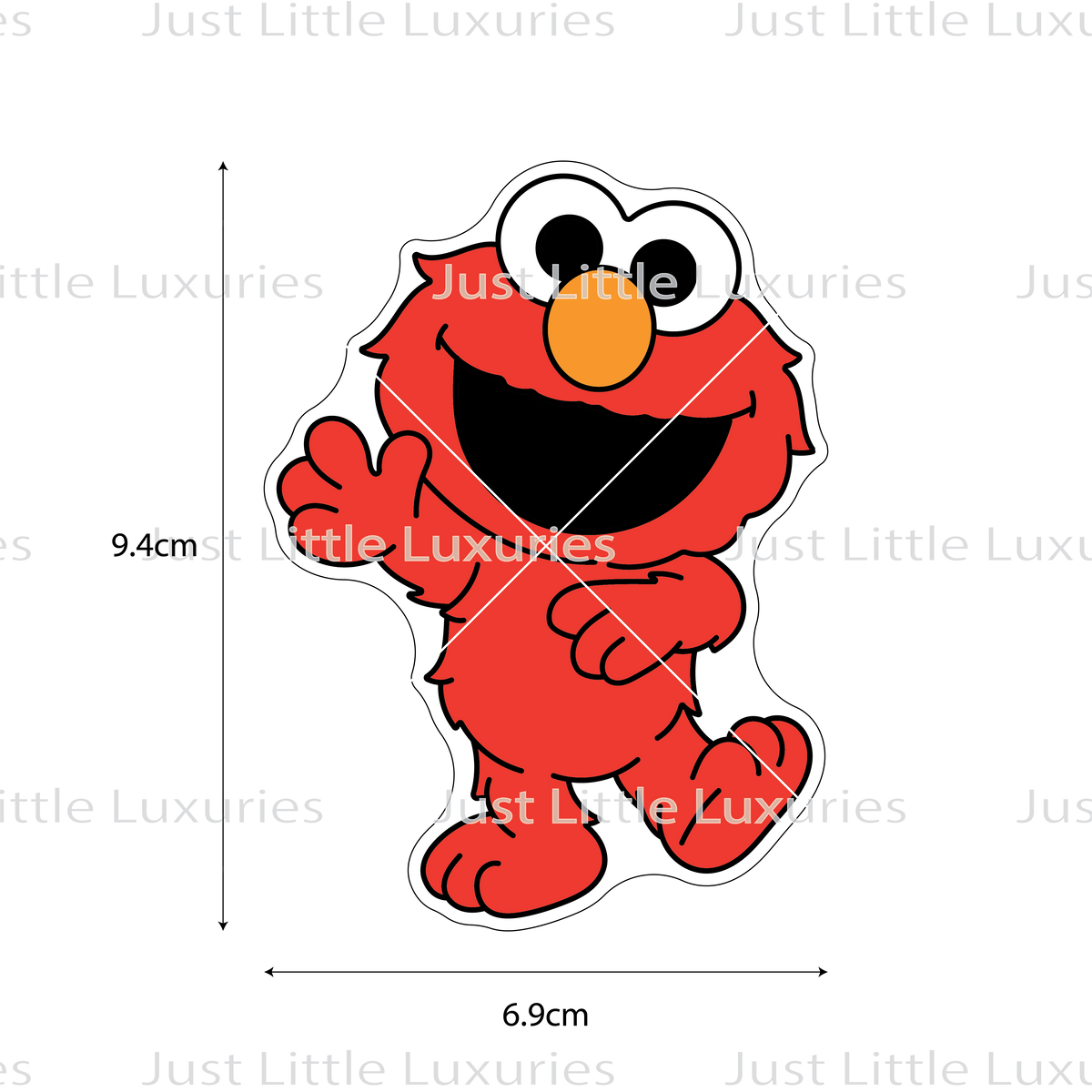 Sesame Street - Elmo Full Body Cookie Cutter – Just Little Luxuries