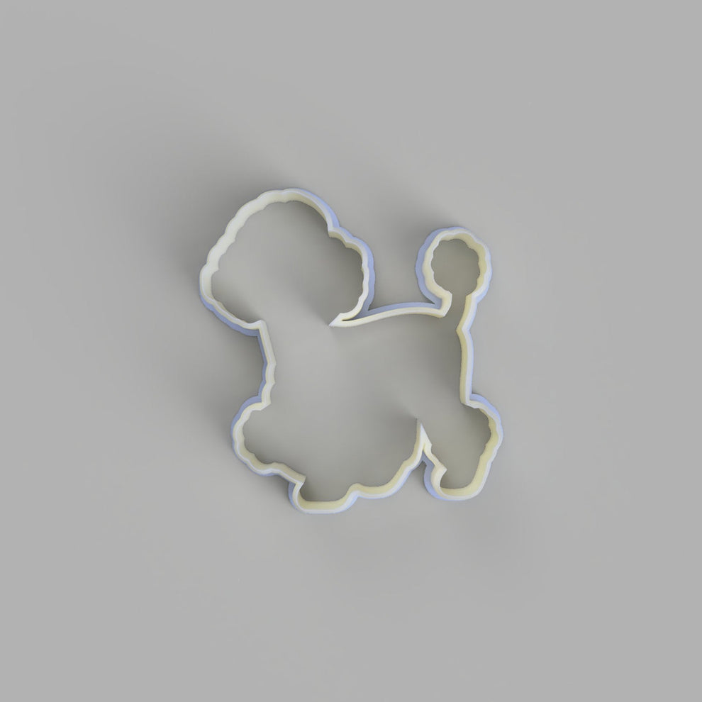 Poodle cartoon Cookie Cutter and Embosser. – Just Little Luxuries
