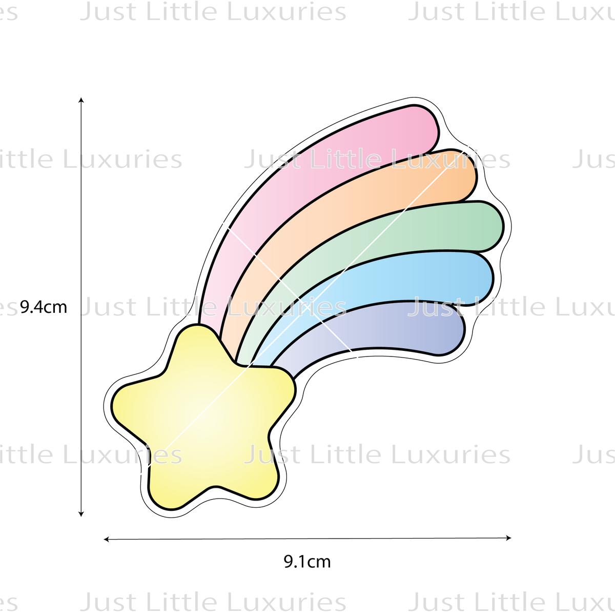 Shooting Star Cookie Cutter – Just Little Luxuries