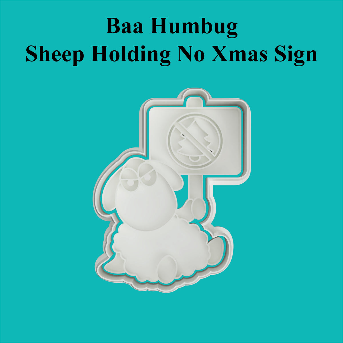 Baa Humbug Collection - Sheep Holding Sign – Just Little Luxuries